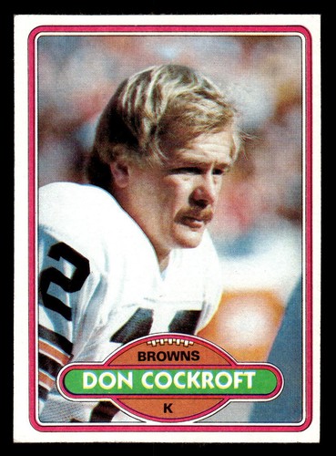 Don Cockroft Cleveland Browns 1980 Topps #89 | eBay