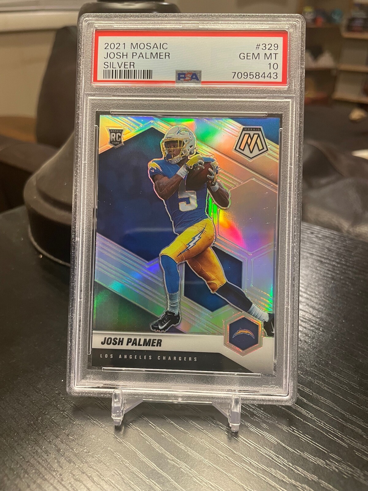 2021 Panini Mosaic Josh Palmer RC Silver Prizm #329 PSA 10 GEM MINT! | eBay