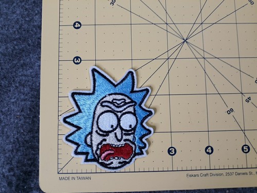 Rick and Morty Rick Sanchez Yelling Iron Sewing Patch | eBay