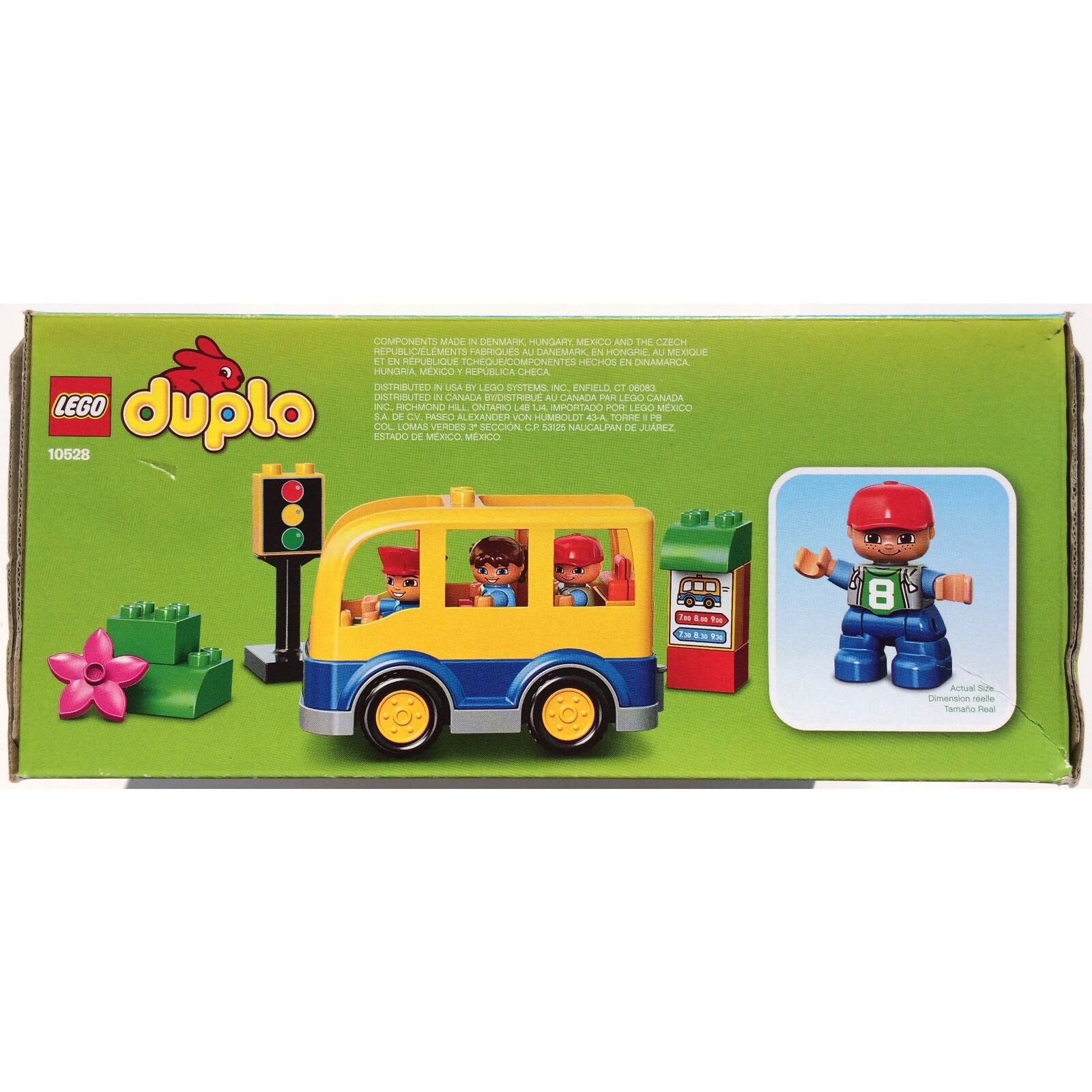 Lego Duplo School Bus Set 10528 ages 2-5 26 Pieces Factory Sealed w ...