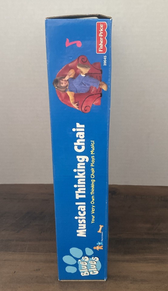 Vintage Blues Clues Musical Thinking Chair Inflatable Fisher Price New ...