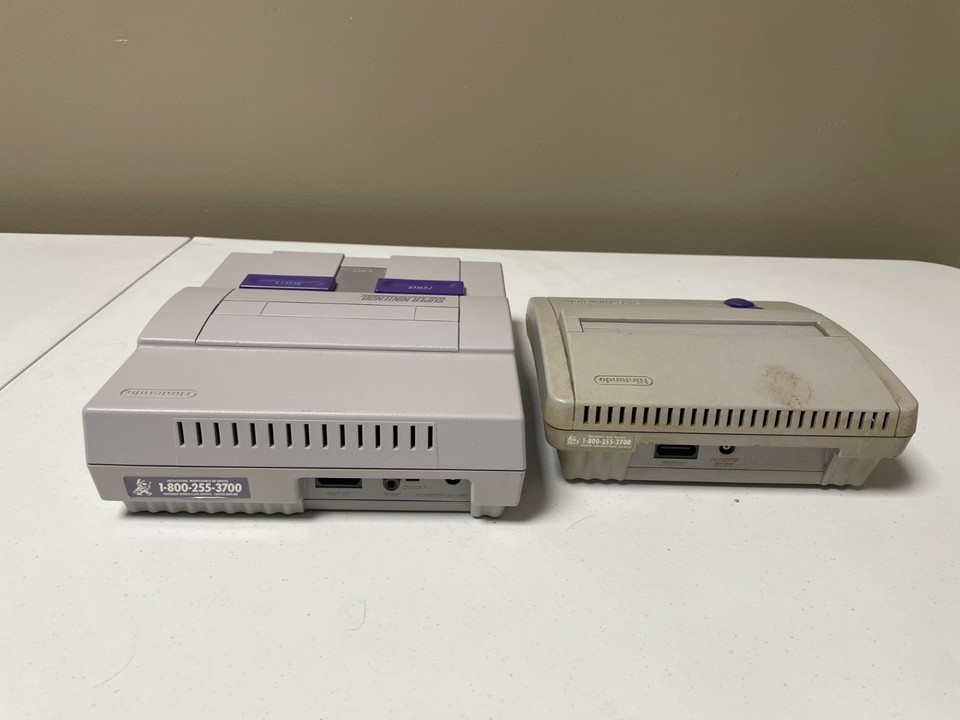 Super Nintendo Original and Junior SNES Lot - For Parts or Repair ...