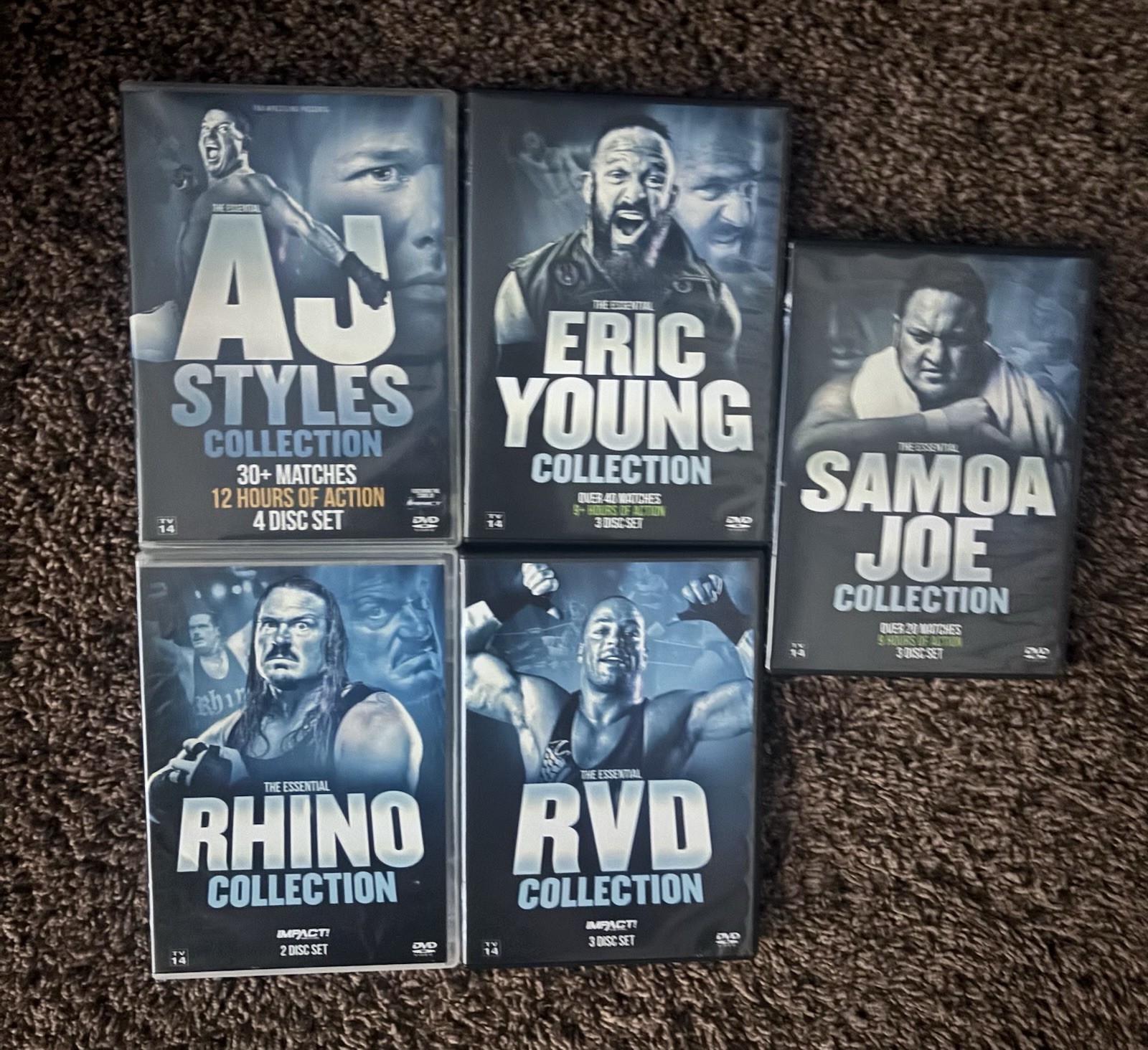 TNA the Essential Collection Lot DVD Impact WWE ROH NJPW new outta seal ...