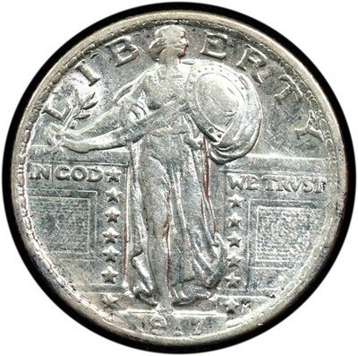 1917 Standing Liberty Type 2 AU Original | eBay