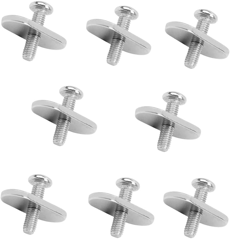 8Pcs Stainless Steel Kayak Rail Track Screw Nuts Tie down Mount Eyelet ...