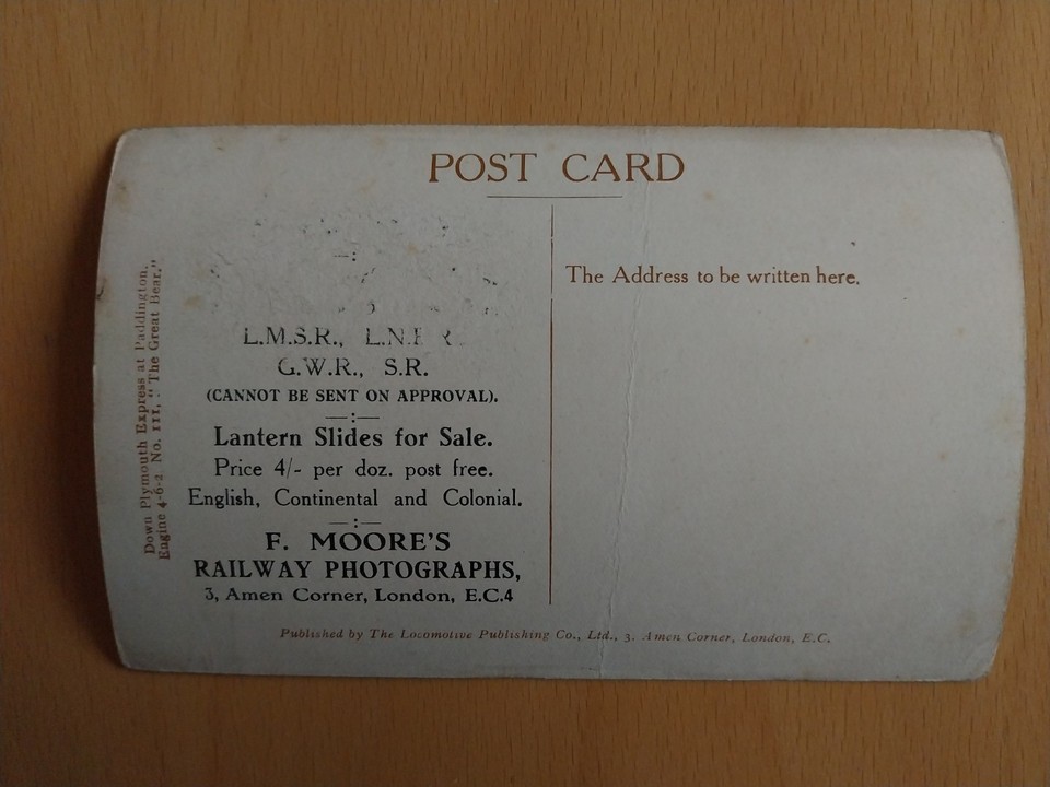 GWR, Down Plymouth Express No.111, Great Bear, At Paddington ...