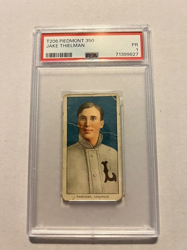 1909-11 T206 - Jake Thielman 350 Back (RC) for sale online | eBay