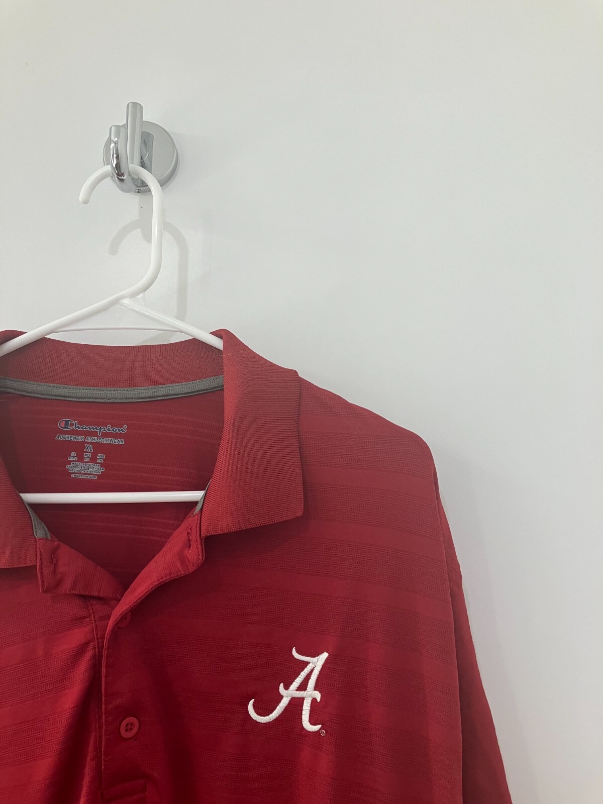 University of Alabama burgundy Champion polo golf shirt men's adult XL ...