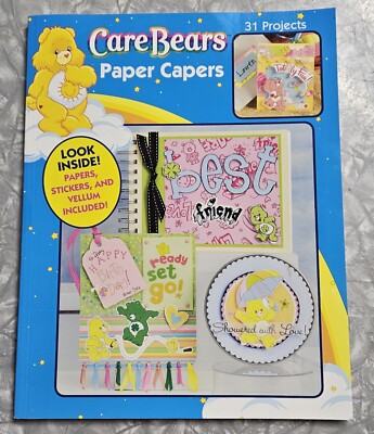 Care Bears Paper Capers Activity Sticker Book Leisure Arts (2007) | eBay
