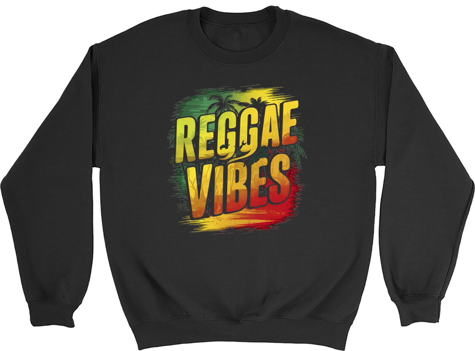 Reggae Vibes Sweatshirt Mens Womens Rasta Music Jamaica Gift Jumper | eBay