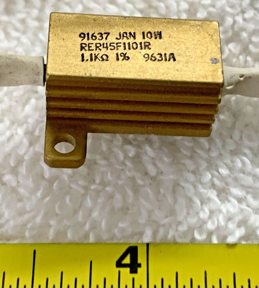 Resistors Metal Cased Dale RH5 RH10, RH25, RH50, RH100, RH250 ++ to 120 ...