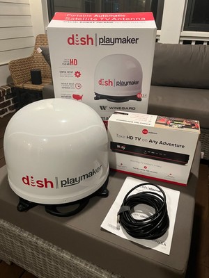 MINT Dish Playmaker Portable Antenna & Wally HD Satellite Receiver ...