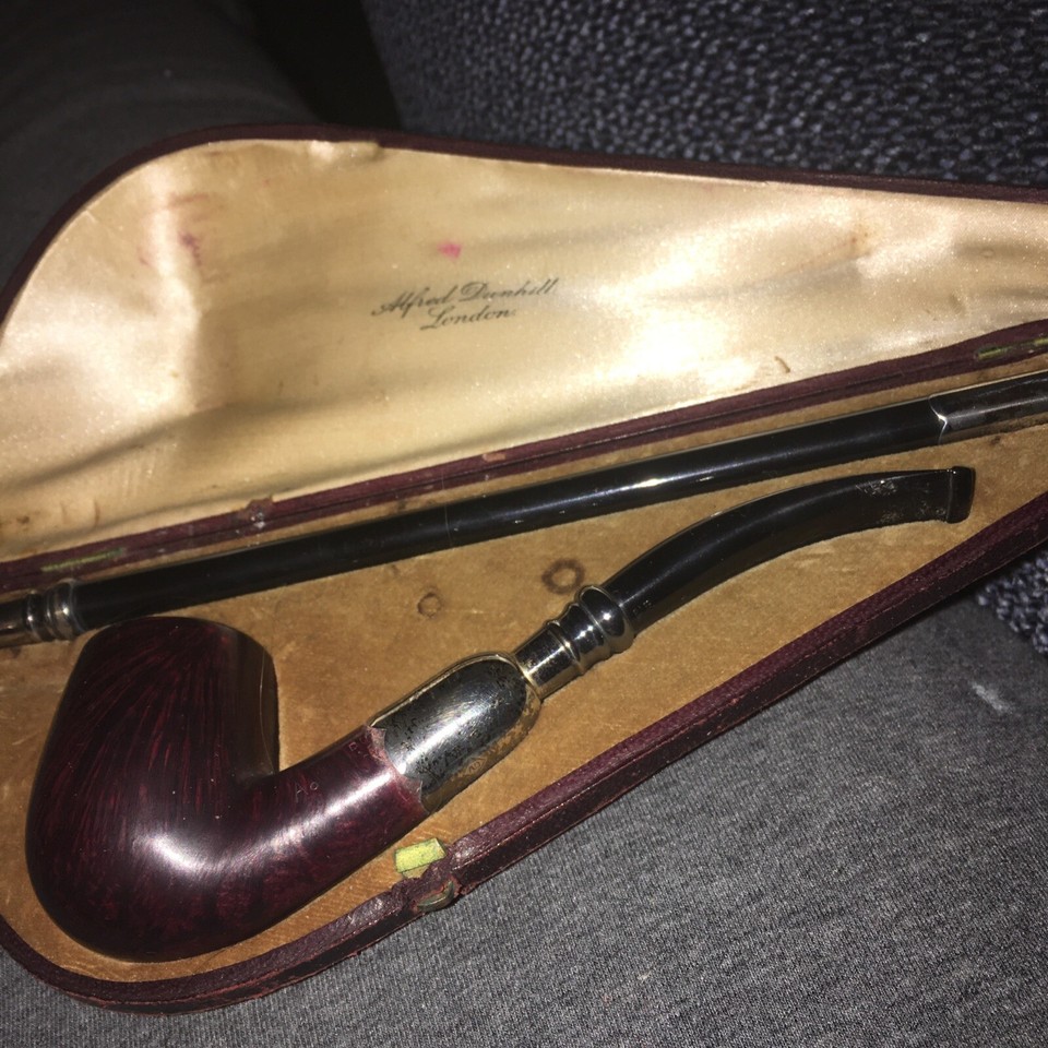 RARE ENGLISH ESTATE PIPE. DUNHILL BRUYERE Patent 1952 Cased Reading ...