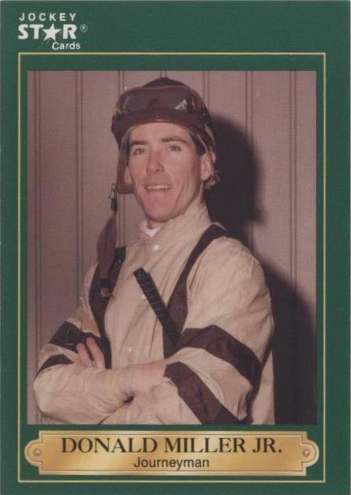 1991 Horse Star Jockey Star Cards - Donald Miller Jr. #145 for sale ...