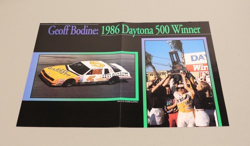 Geoff Bodine #5 Levi Garrett 1986 Daytona 500 Winner Vintage Magazine ...