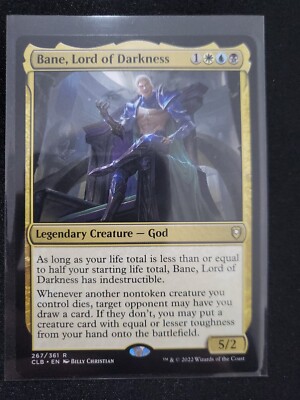 Bane, Lord of Darkness #267 Battle for Baldur's Gate Rare MTG CLB ...