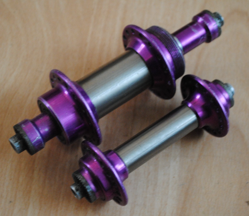 Hope Ti Front & Rear Hubs 32 Hole Purple xc enduro retro vintage | eBay UK