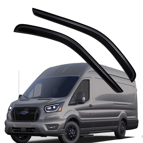 Window Visor Vent Shade Wind Deflectors for 2015-2025 Ford Transit-150 ...