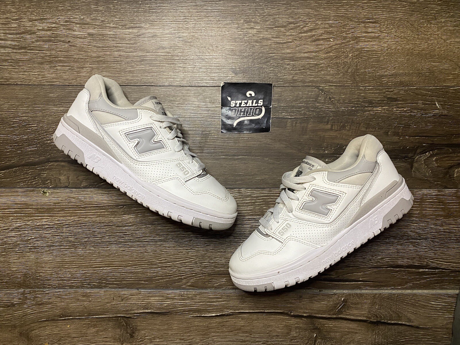 New Balance 550 Sneakers BBW550BB Neutral Grey White … - Gem