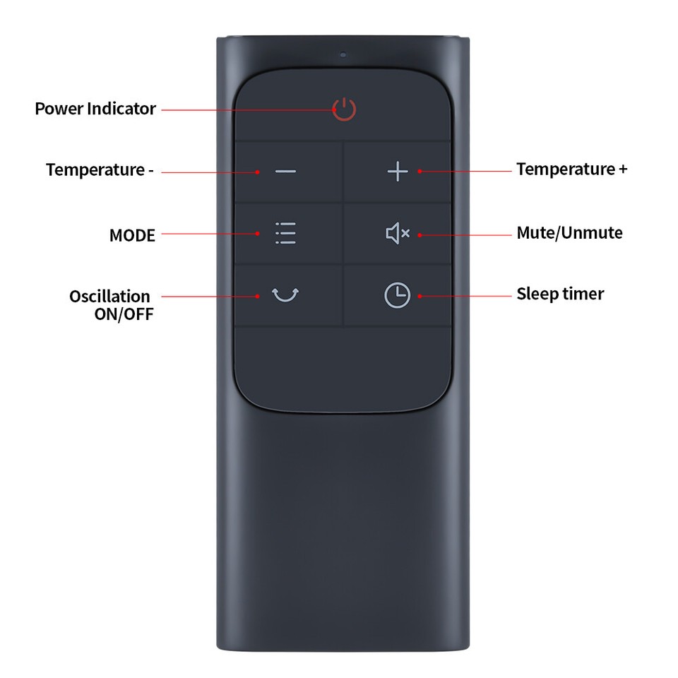 Dreo Replacement Remote Control For Dreo Oscillating Tower Fan Velocity ...