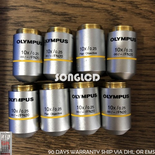 1 pcs Microscope Objectives OLYMPUS Plan 10X 0.25 | eBay