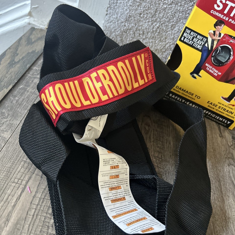 Genuine Shoulder Dolly 2 Person Lifting Straps Moving Furniture System ...