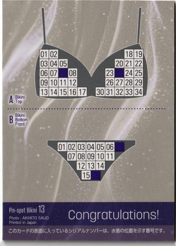 Hit'S Momoki Toba 14/34 Pinspo Bikini Card 13 Bra First Trading | eBay