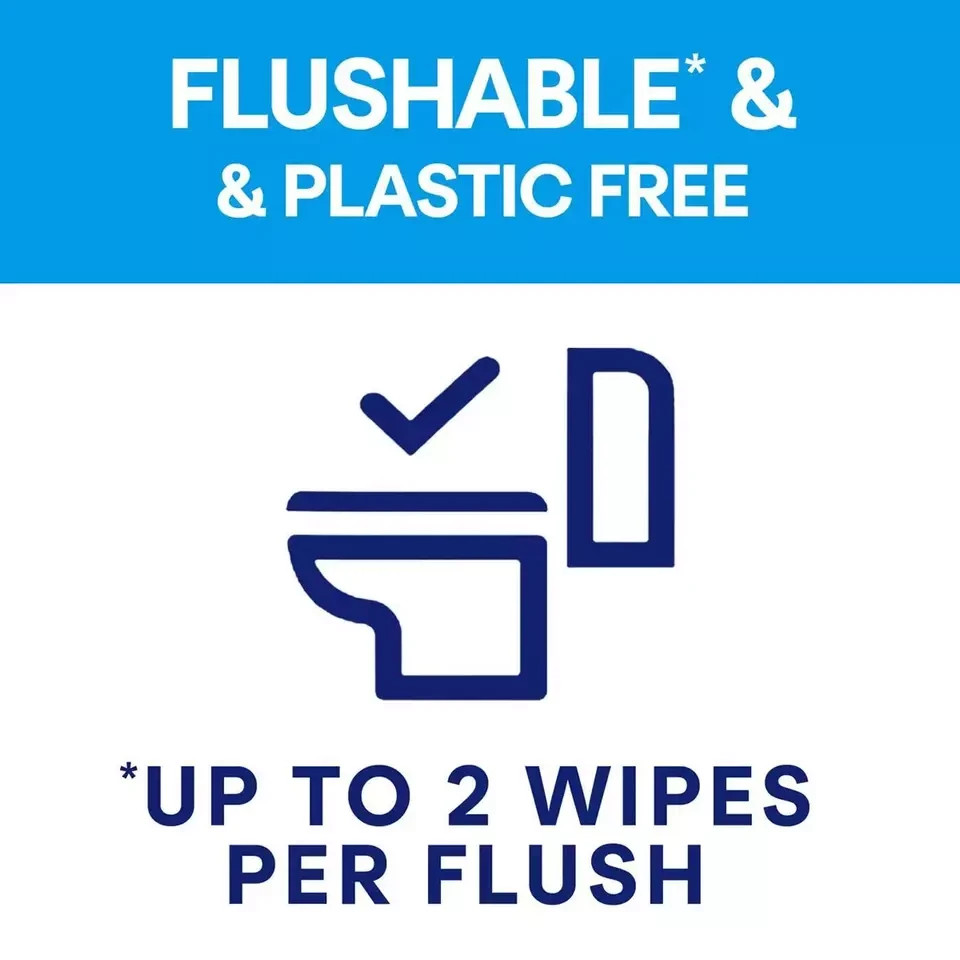 Andrex Washlets Ultimate Fresh Flushable Toilet Tissue Soothing 56-560 ...