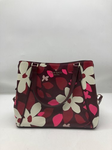 Kate Spade Flower Pattern Ladies Handbag 10"T X 8"W | eBay
