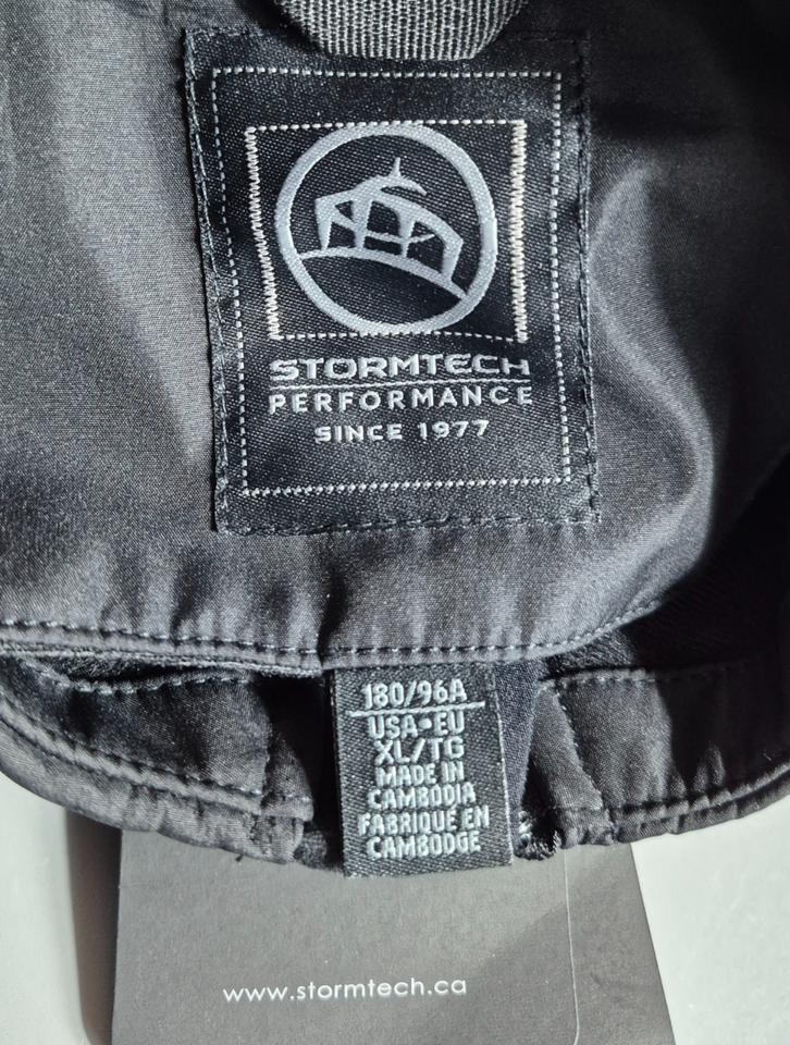 StormTech Mens Water Repellent Vest XL Black Infinity Motors Logo NEW NWT | eBay