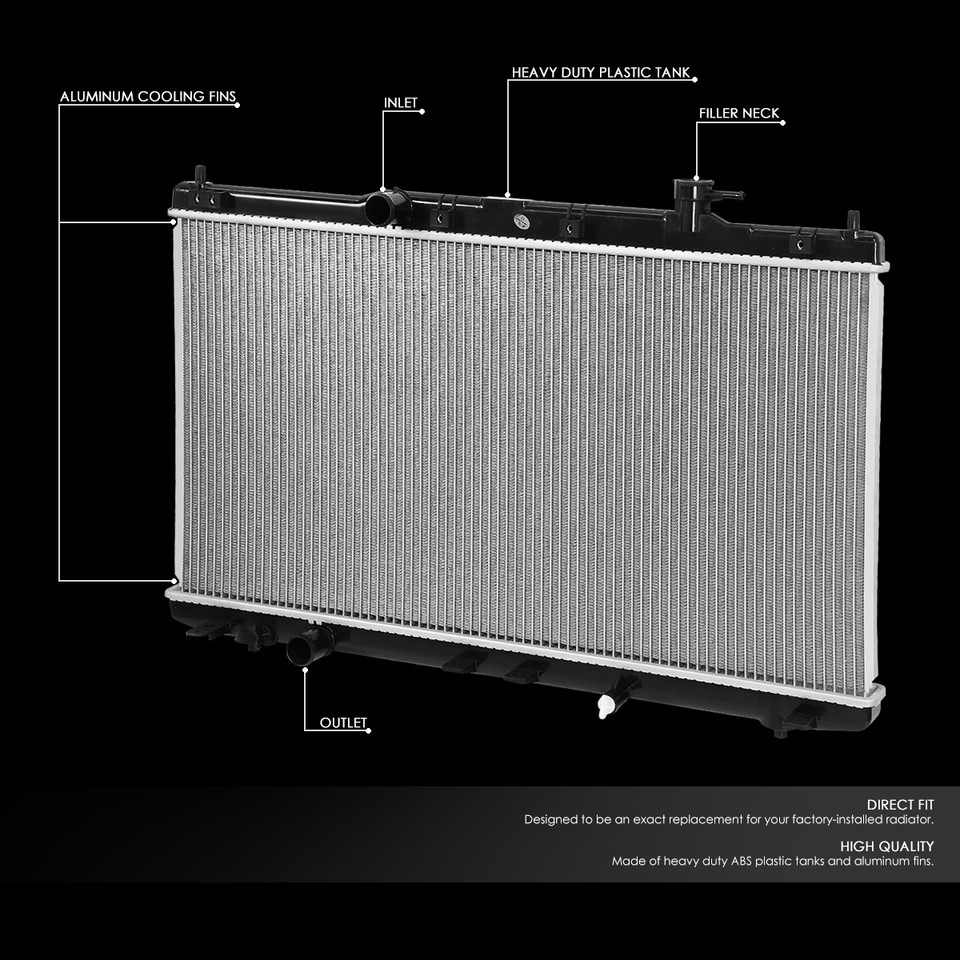 DPI13363 OE Style T-6061 Aluminum Core Radiator for Acura TLX Honda ...