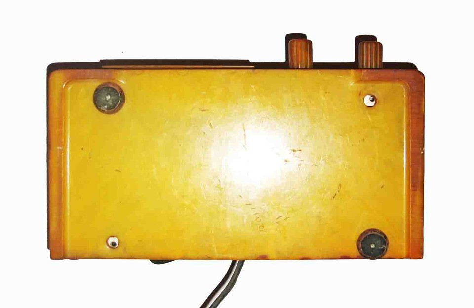 c1938 FADA Model 53/5F50 BUTTERSCOTCH YELLOW CATALIN/BAKELITE RADIO w ...