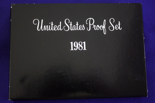 1981 Proof Set (TYPE 2 Proof set). issued by US Mint. Please read description! | eBay