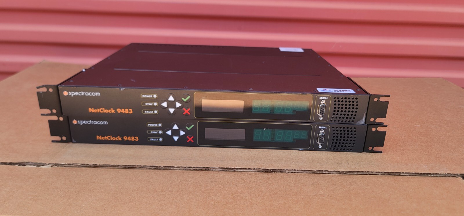 Lot of 2 Spectracom NetClock 9483 | eBay