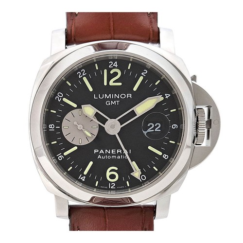 OFFICINE PANERAI PAM00088 Luminor GMT 1.7" Date Automatic Stainless ...