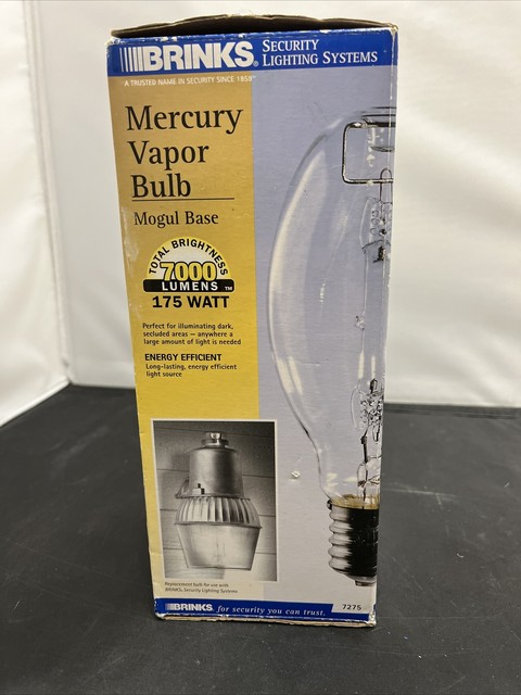 Brinks 7275 Bulb 175w Mercury Vapor Light Large for sale online | eBay