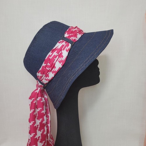 Blue denim bucket hat with Belt Loops, Sun Hat | eBay