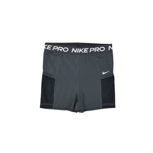 Nike Pro Dri Fit Women's Medium Gray Compression Shorts Pull On Solid ...