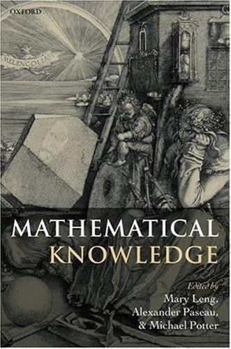 Mathematical Knowledge by Alexander Paseau (2008, Hardcover) for sale ...