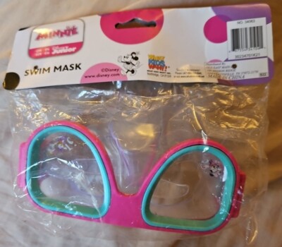 Minnie Mouse Swim Mask Goggles - Adjustable - New in Package - Ages 3 ...
