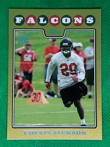Chevis Jackson 2008 Topps #391 Rookie Card Gold Parallel SN 1205/2008 ...
