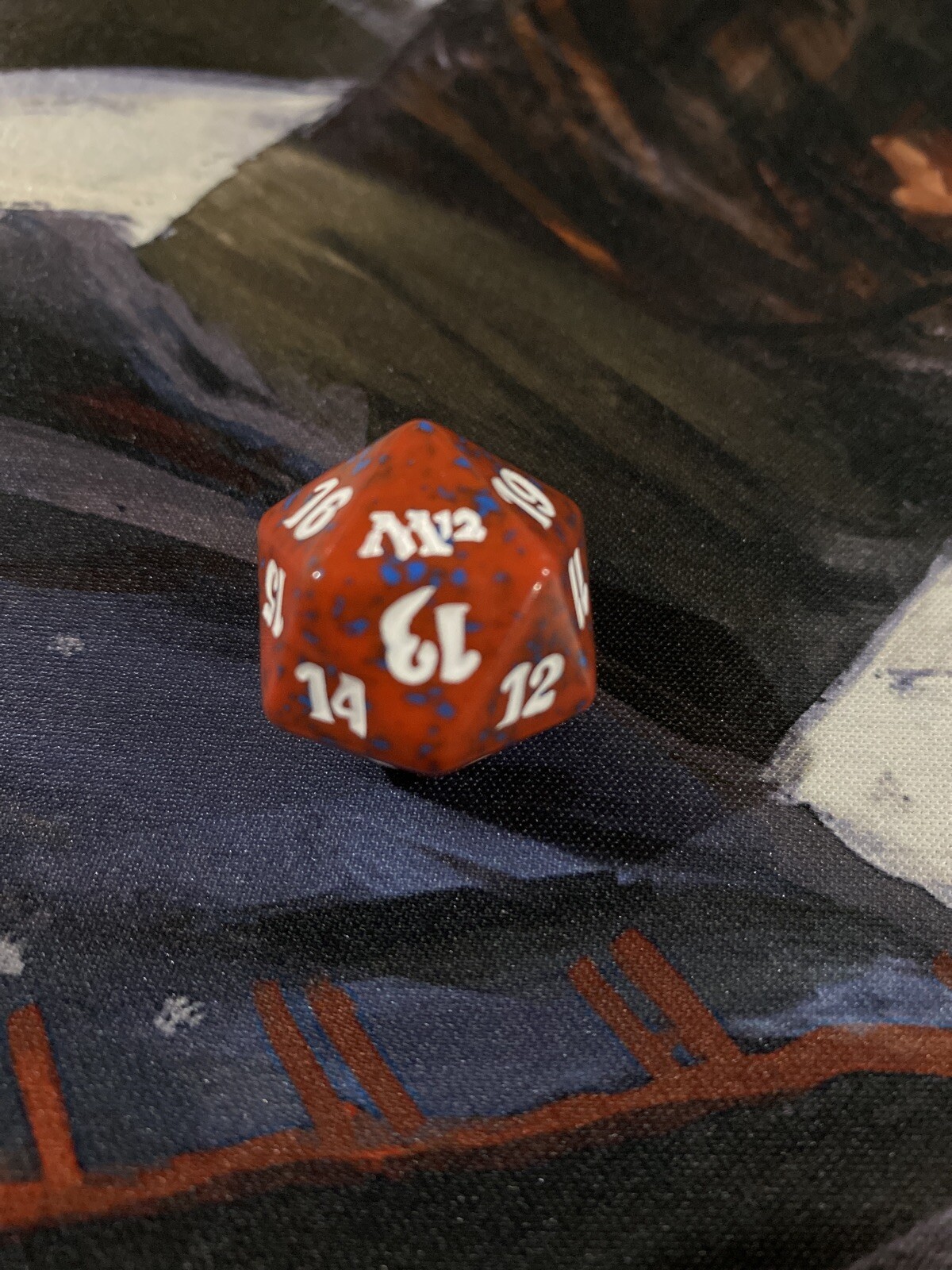 1 Red SPINDOWN Die m12 - 20 sided Spin Down Dice MtG Magic the ...