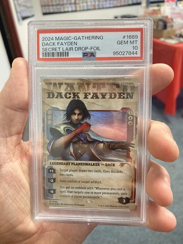 Dack Fayden (1689) - Foil - Secret Lair MTG Magic PSA 10 Gem Mint | eBay