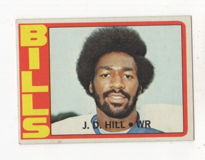 1972 TOPPS FOOTBALL ROOKIE J.D. HILL BUFFALO BILLS #188 | eBay