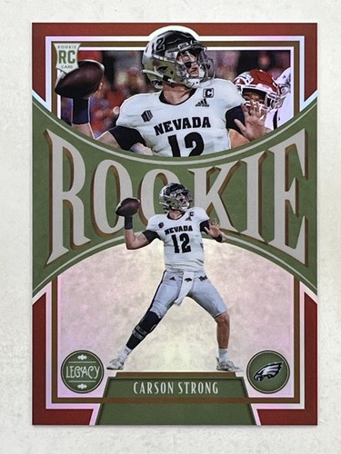 Carson Strong 2022 Panini Legacy Premium Edition Ruby RC /50 #146 ...