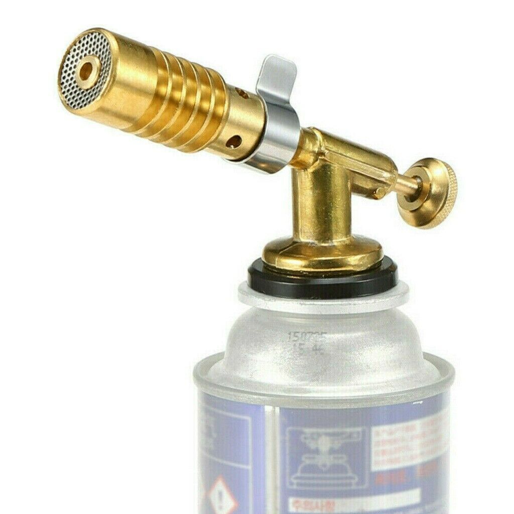 Portable Welding Torch Flame Gun High Temperature Brass Mapp Gas Torch ...