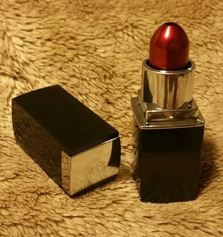 NEW Small Red Metal Lipstick Smoking Pipe Tobacco Herb Portable Travel ...