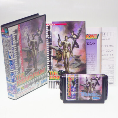 THE HYBRID FRONT SEGA MEGA DRIVE Japan Import MD GENESIS Boxed Complete ...