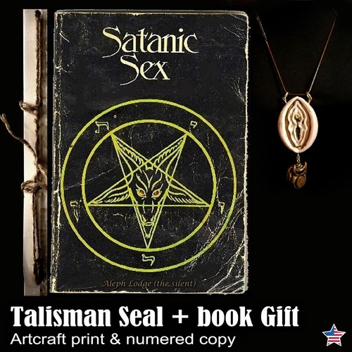 Antique Book Satanic Grimoire Black Magic Esotericism Manuals Occult ...