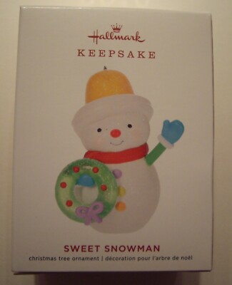 Hallmark Keepsake Ornament - SWEET SNOWMAN - 2019 | eBay